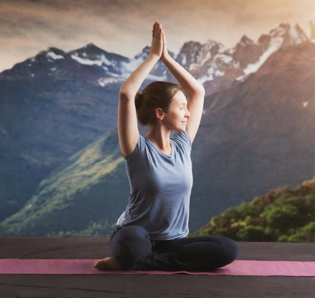 Exemple de la posture Janu Sirsasana - Étape 1 🧘♀️