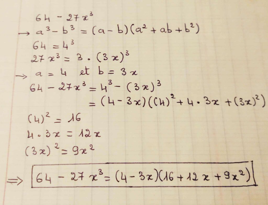 Identité remarquable : exercice n°1513 - Wooskill Blog